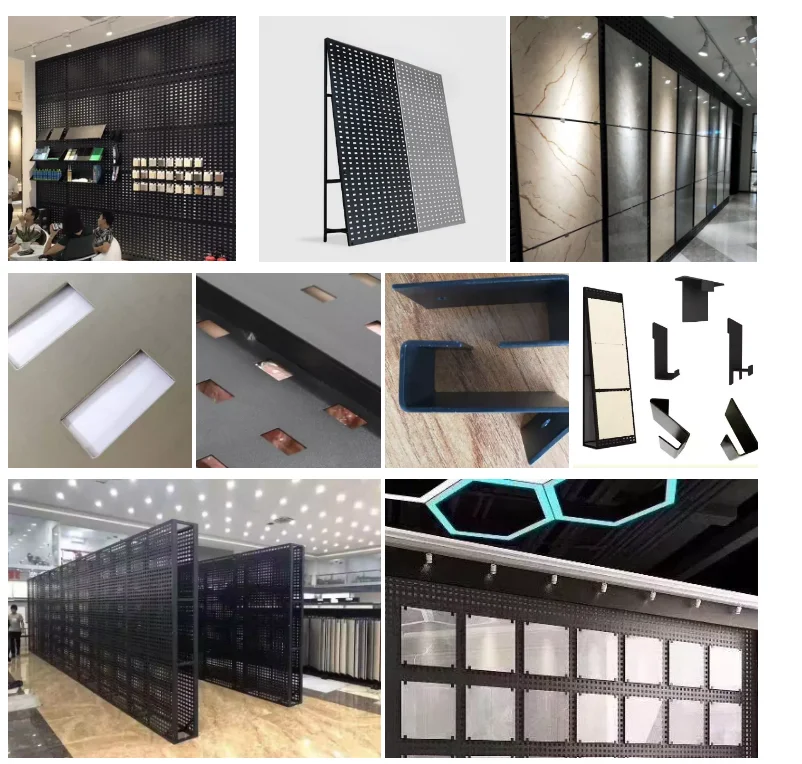 Metal Ceramic Tile Display Racks - Customize for Showroom