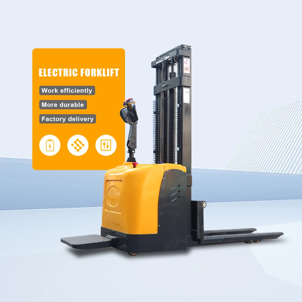Mini Warehouse Lifting Equipment Stacker Walking Stacker1.5 Ton Walking ...