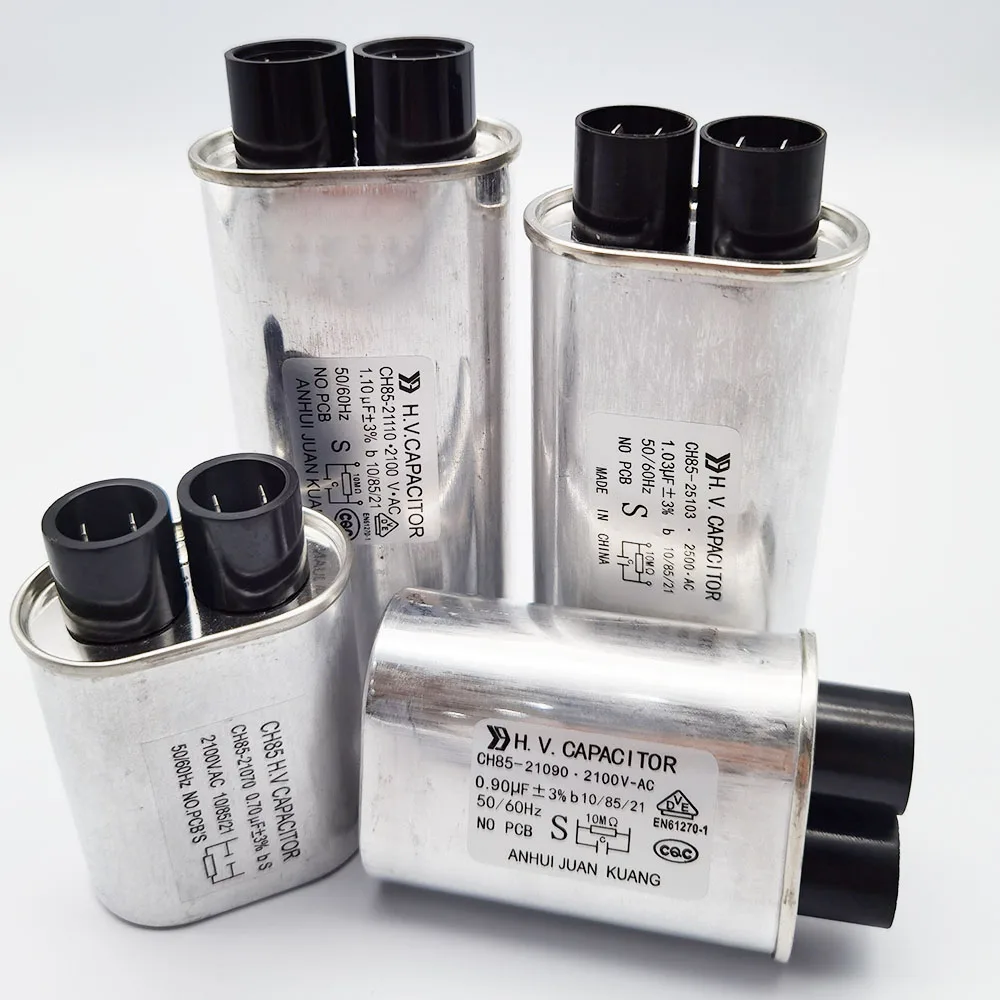 High Voltage CH85 Capacitor 2500VAC 1uf for Microwave Ovens