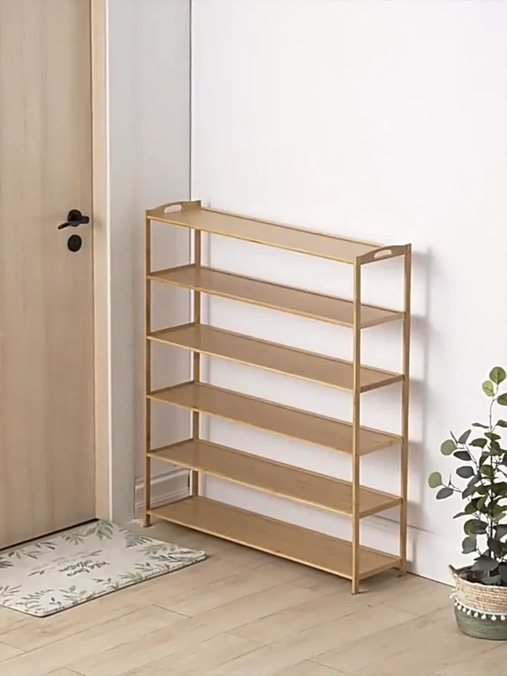 Wholesale Natural 4-tier Bamboo Shoe Rack Bamboo Stackable Shoe Shelf ...