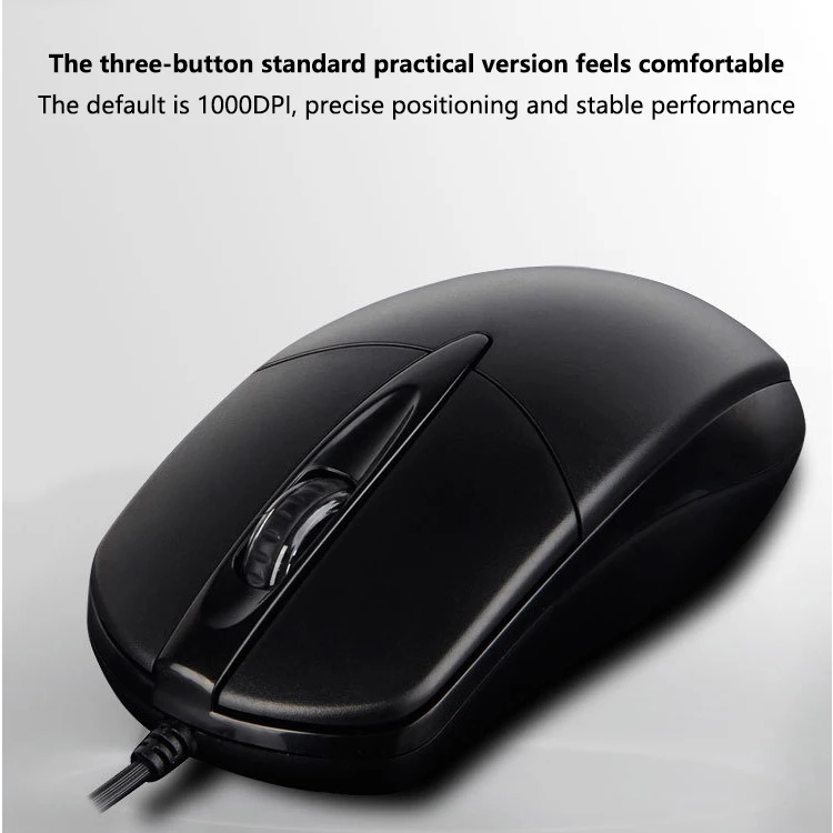 Business Office Photoelectric Mouse - USB Wired & Versatile