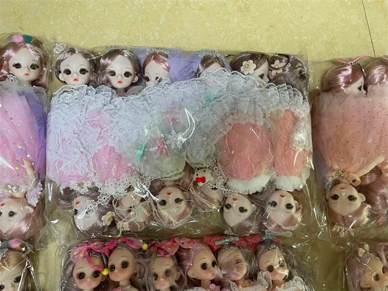 Mylulu Yiwu Factory Direct Sales Cheap Bjd Doll With Colorful Dress ...