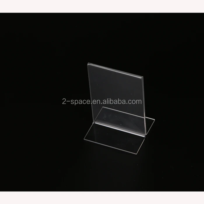 Custom Transparent Office Signboard Stand Double Sided Department ...