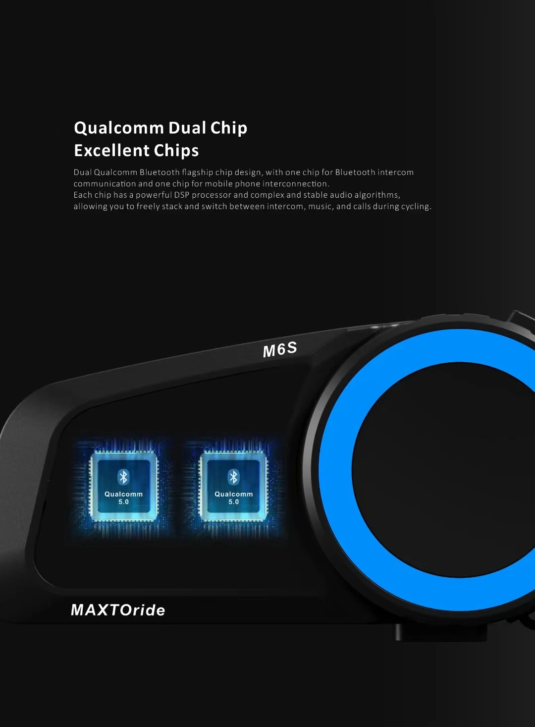 Mesh Intercom Headset 1000m Motorcycle Communication Systems 8 Riders Motorcycle Helmet ...