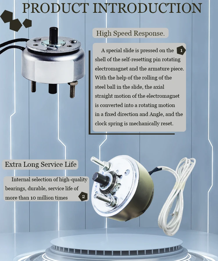 Dc24v Rotary Solenoid for Egg Fruit Sorting Machine