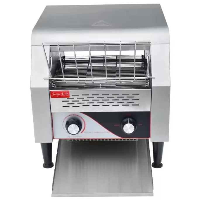 110V/220V Commercial Countertop Automatic Conveyor Toaster Burger Toast ...