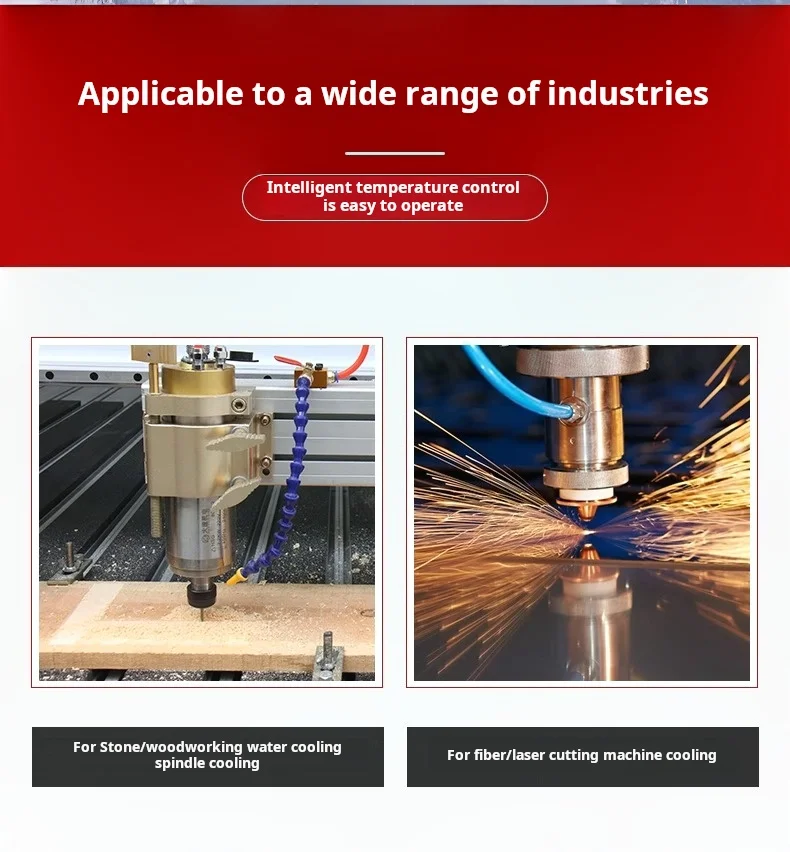 Chiller Water Cooled For Laser Machine Cw3000 Cw3500 Cw5000 Cw5200 Easy ...