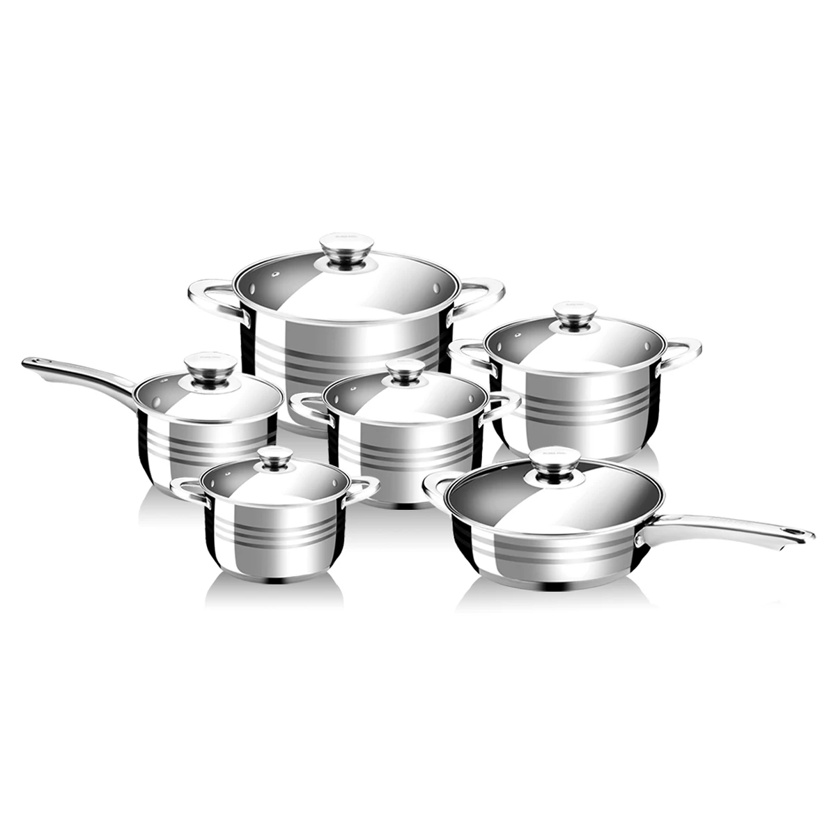 K&B Stainless Steel Cookware Sets - Eco-Friendly & Durable