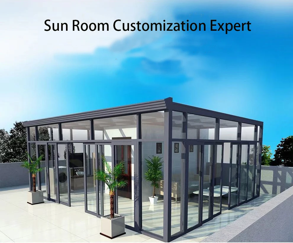 Winter Garden Sunroom Conservatory Aluminum Sunroom Glass House Outdoor - Buy Glass Sunroom ...