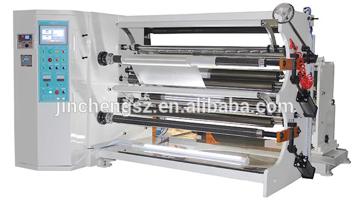Plastic Film Roll Slitting Machine Jumbo Roll Pet Cutting Machine Blade ...