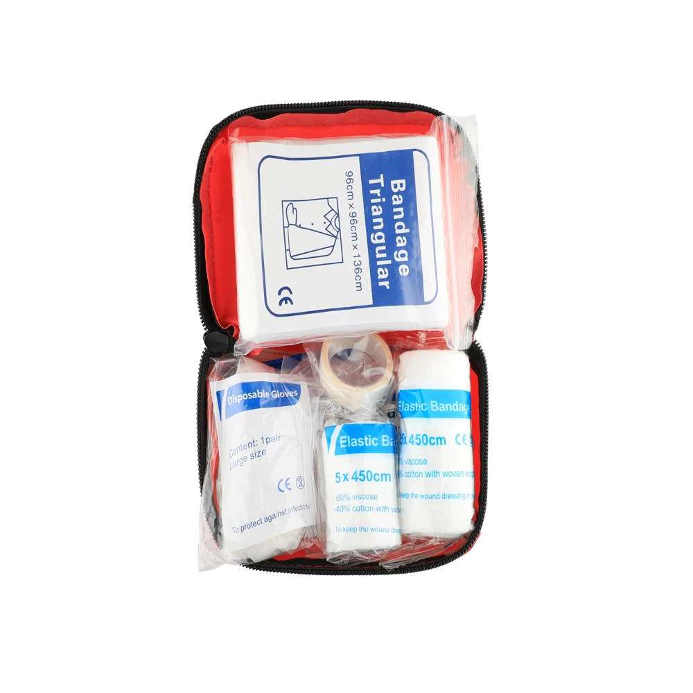 Mini Hot Selling Portable Customize Red Polyester Waterproof First Aid ...