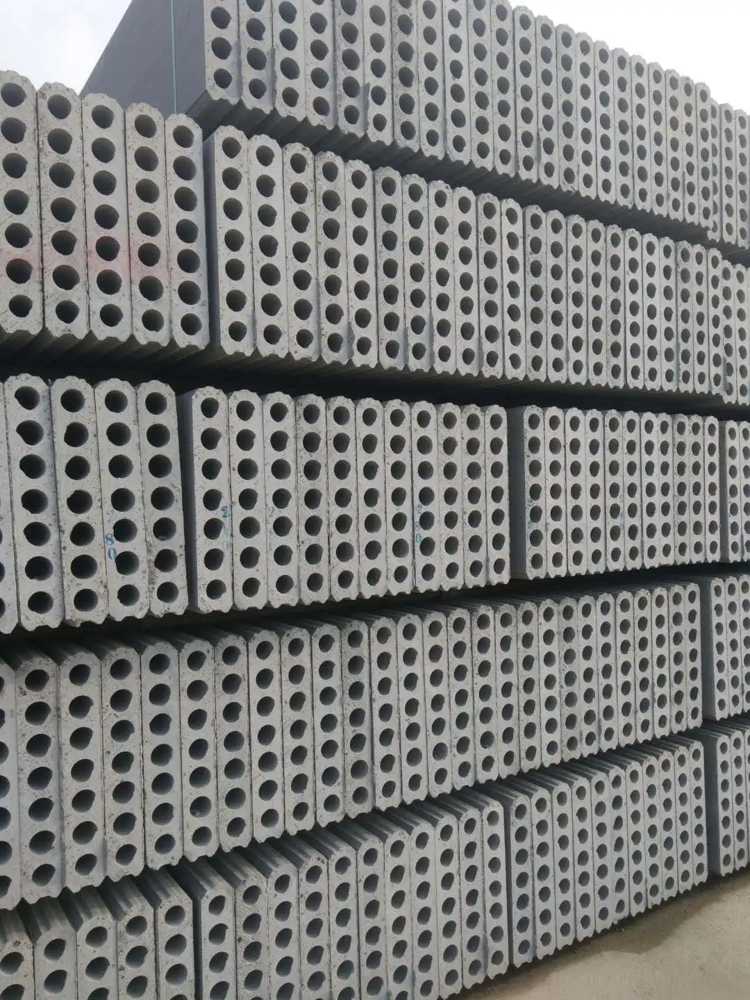 Green 90mm Precast Hollow Core Slab Extrusion Machine Lightweight ...