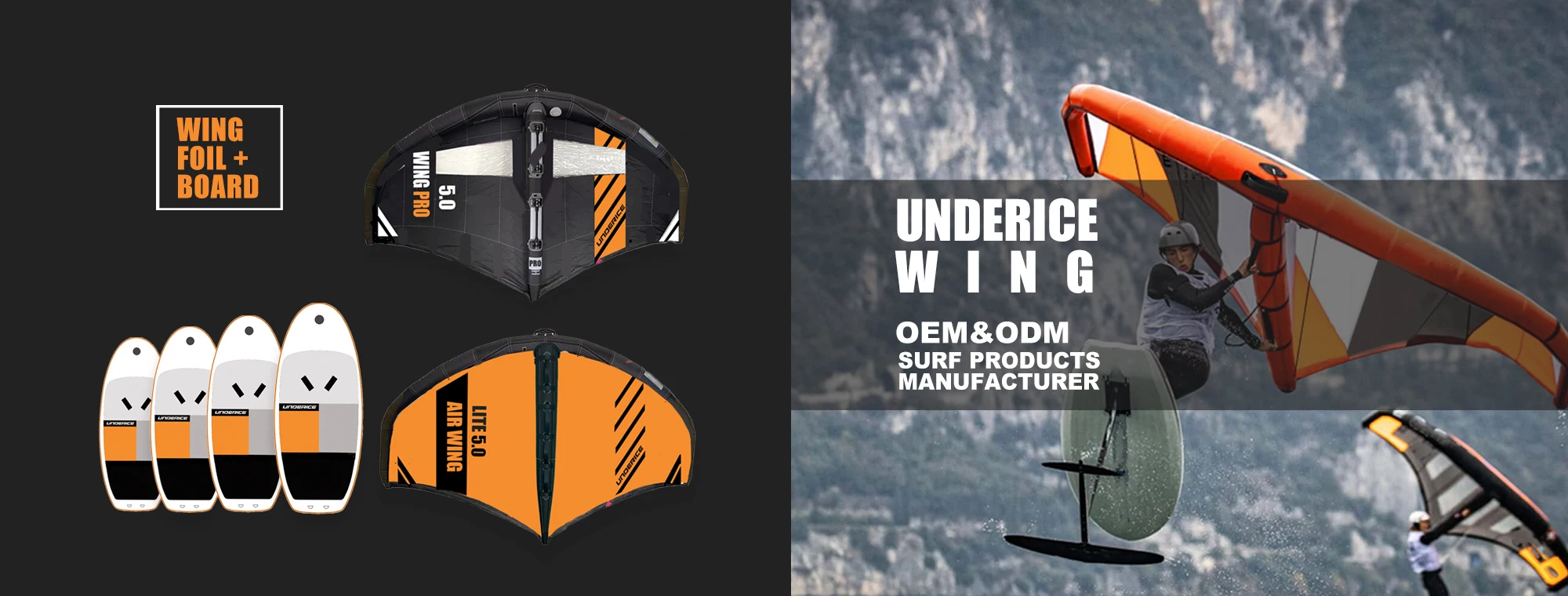 Inflatable Wing Foil Board Set for Kitesurfing - Durable & Versatile