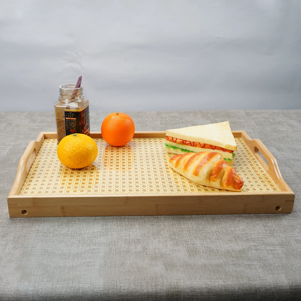 Restaurant Modern Rectangular Food Fruit Serving Trays Wood Kitchen ...