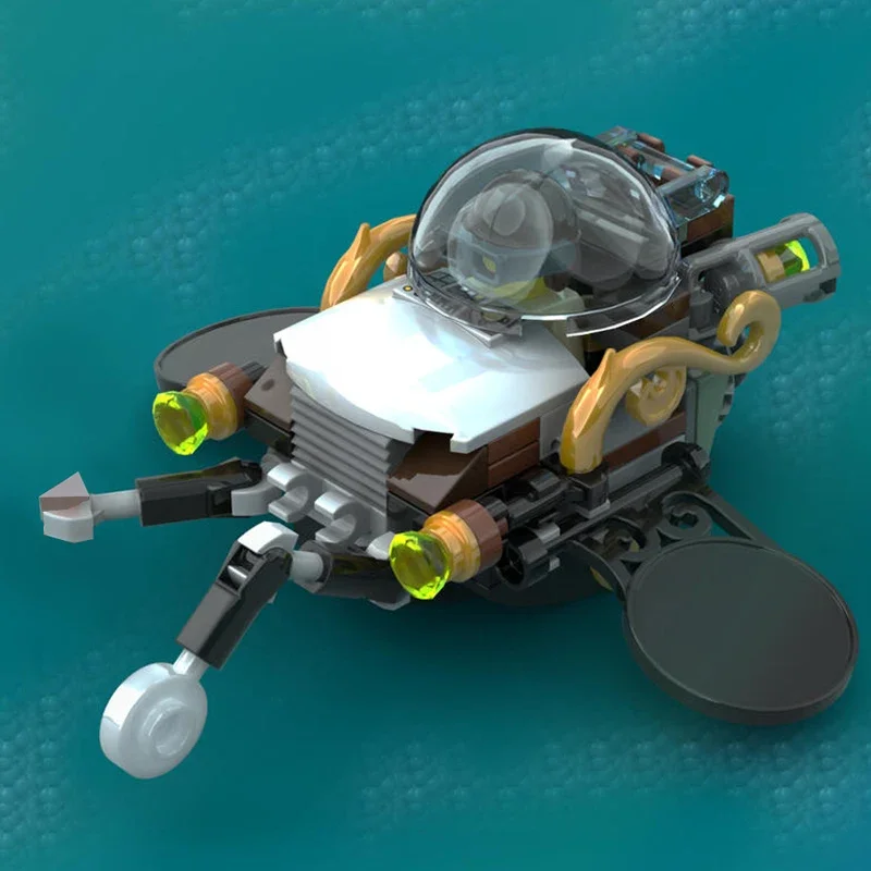 Buildmoc Steam Powered Submersible Architecture Building Blocks Set ...
