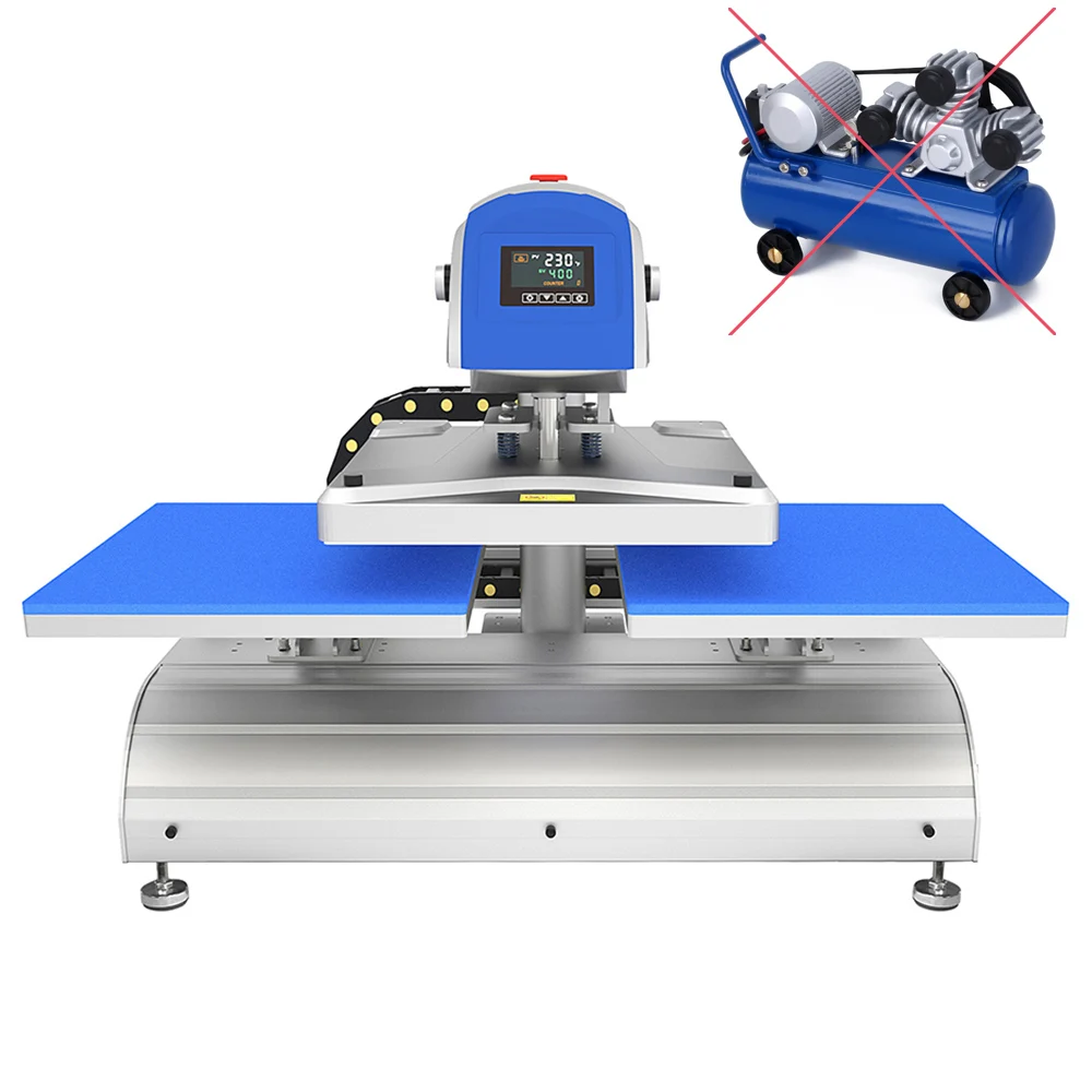 Electric Automatic Double Station Sublimation Tshirt Printing Heat ...