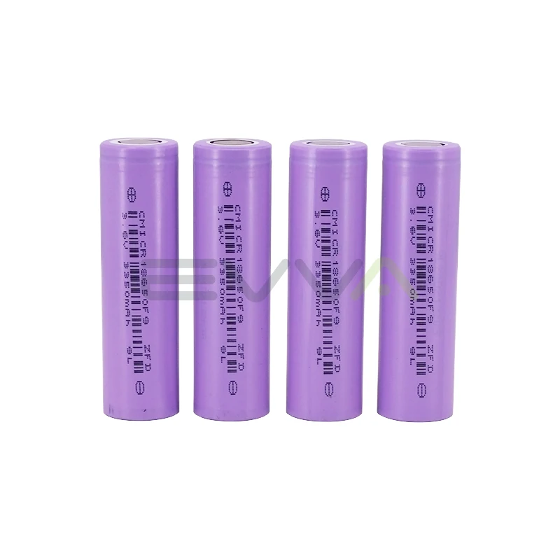 18650 3.6v 3350mah Rechargeable High Capacity 18650 Battery With Ptc ...