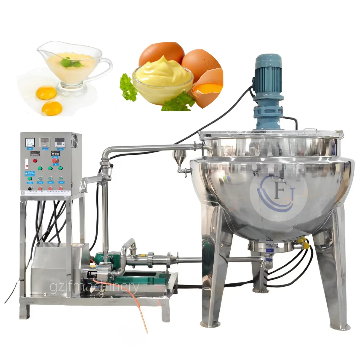 High Shear Emulsifier Blender Machine Mayonnaise Making Mixing Machine ...
