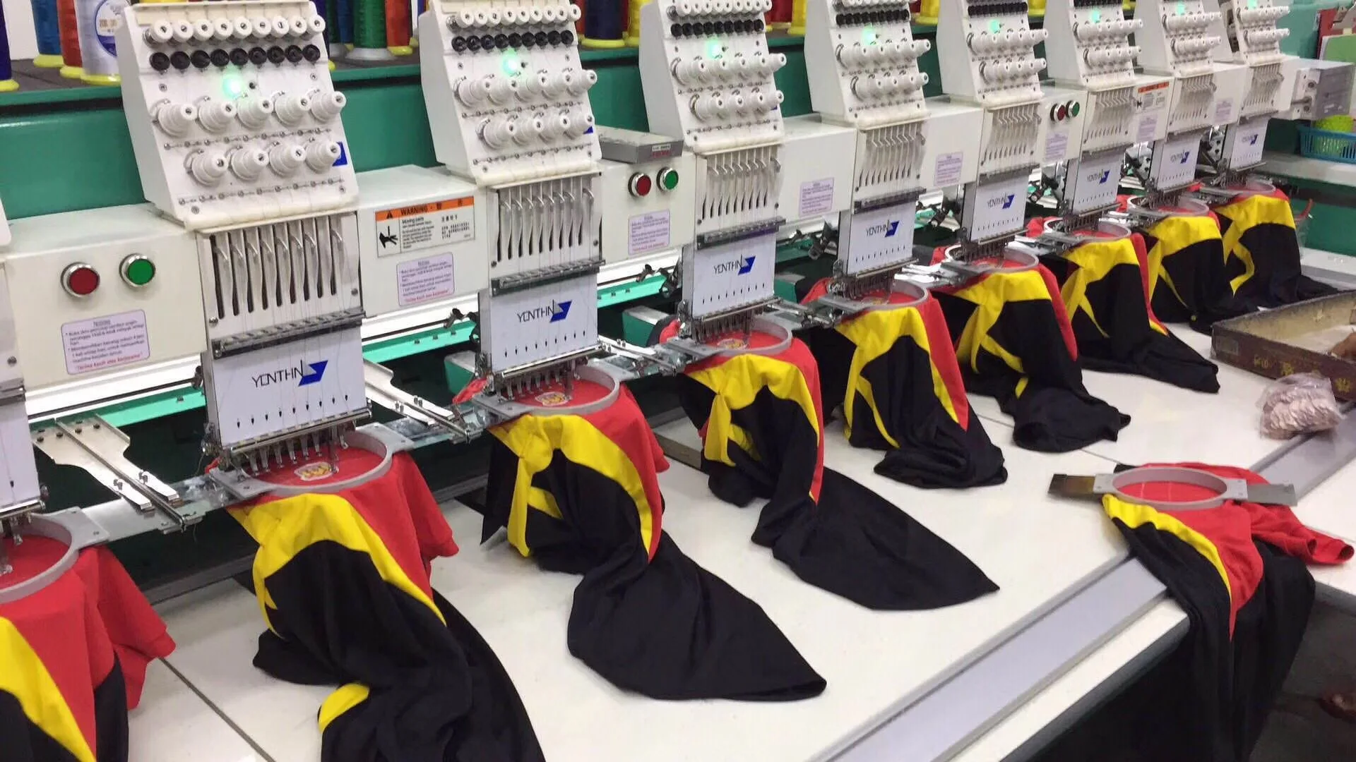 Yonthin High Speed Embroidery Machine - 8 Heads for Sale