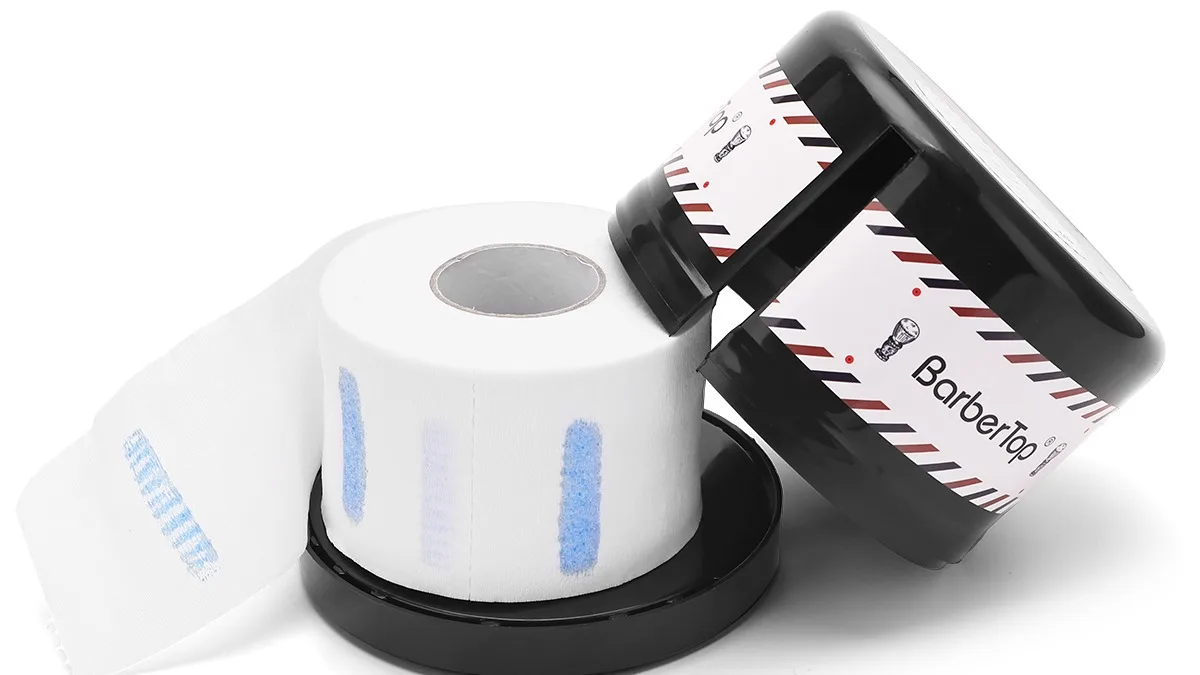 Neck Paper Box With Wall Sucker Portable Container Box For Salon Neck ...