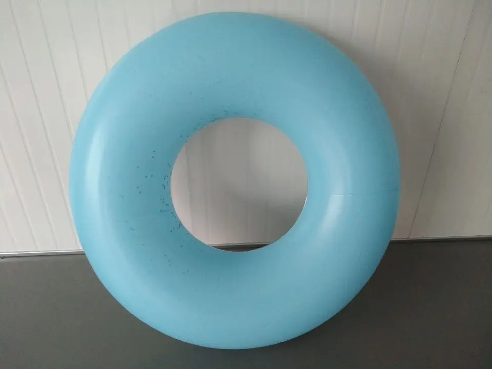Promotion The Newest Material Glitter Pvc Inflatable Swimming Ring ...