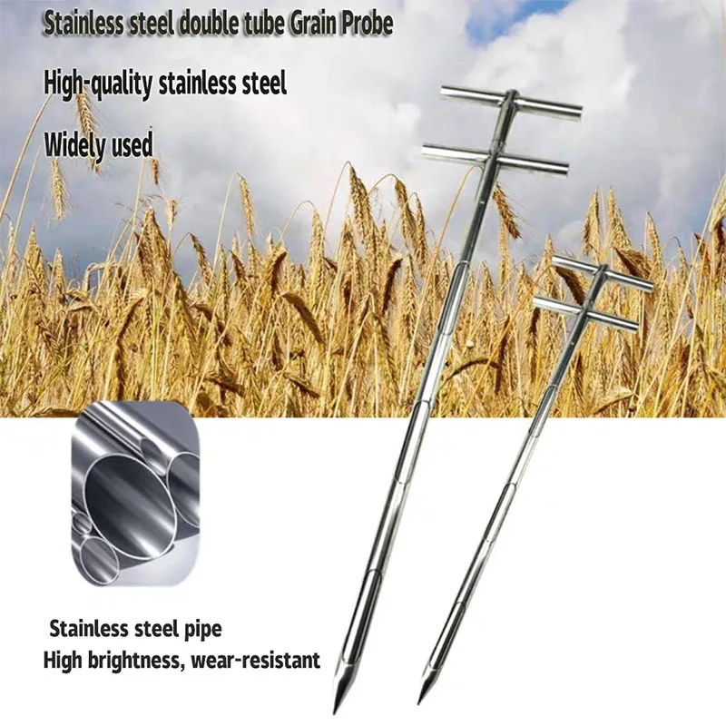 Stainless Steel Sampler Sample Powder Particle Fertilizer Feed Grain ...