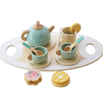 Wooden Kitchen Toy Pretend Play Role Play House Colorful Dessert Cake ...