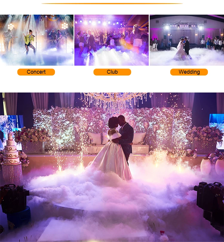 Marslite 3500w 6000w Dry Ice Fog Machine for Weddings & Parties