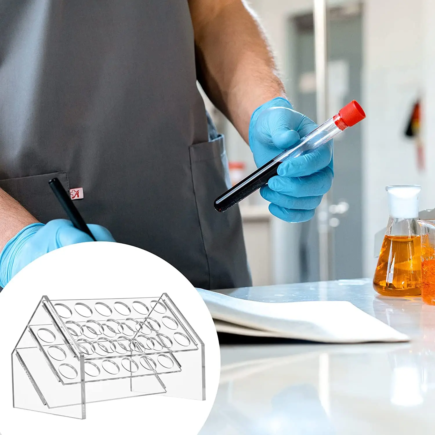 U Shaped Clear Acrylic Test Tube Holder High Quality Plexiglass ...