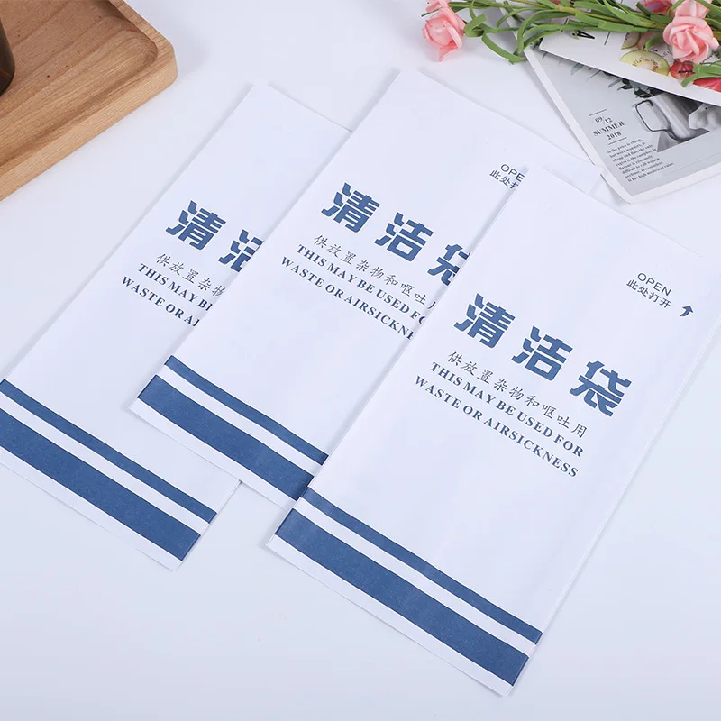 Bespoke Disposable Water-resistant Vomit Paper Bags For Air Travel ...