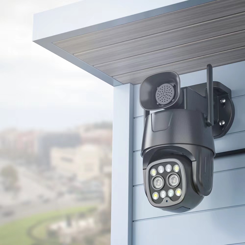 Camhi Pro 1080p Home Security Cctv Doble Lente Camara De Seguridad 360 ...