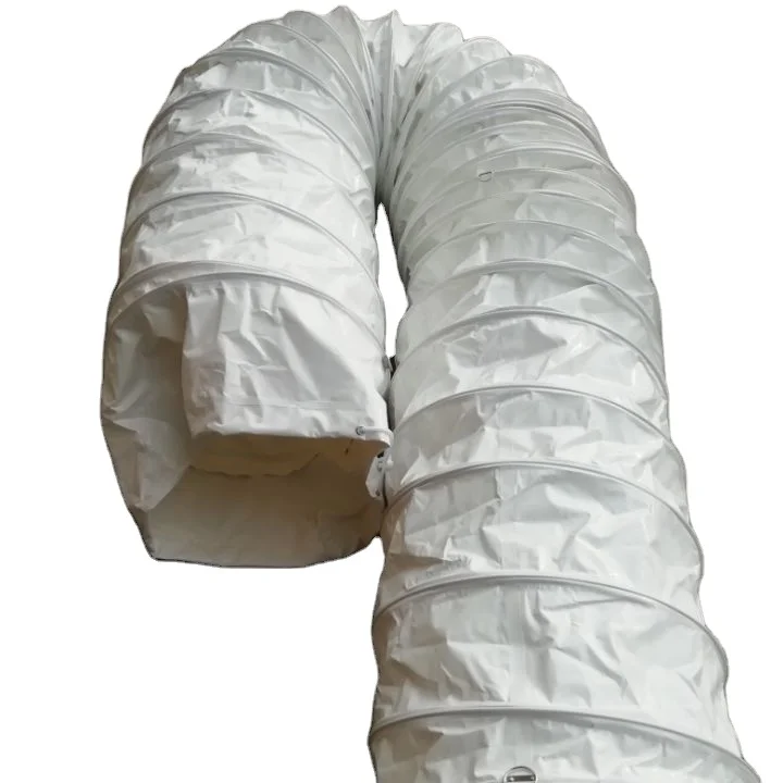 Flexible Grey PVC Duct Pipe 250mm Exhaust Spiral Silencer Flexible ...