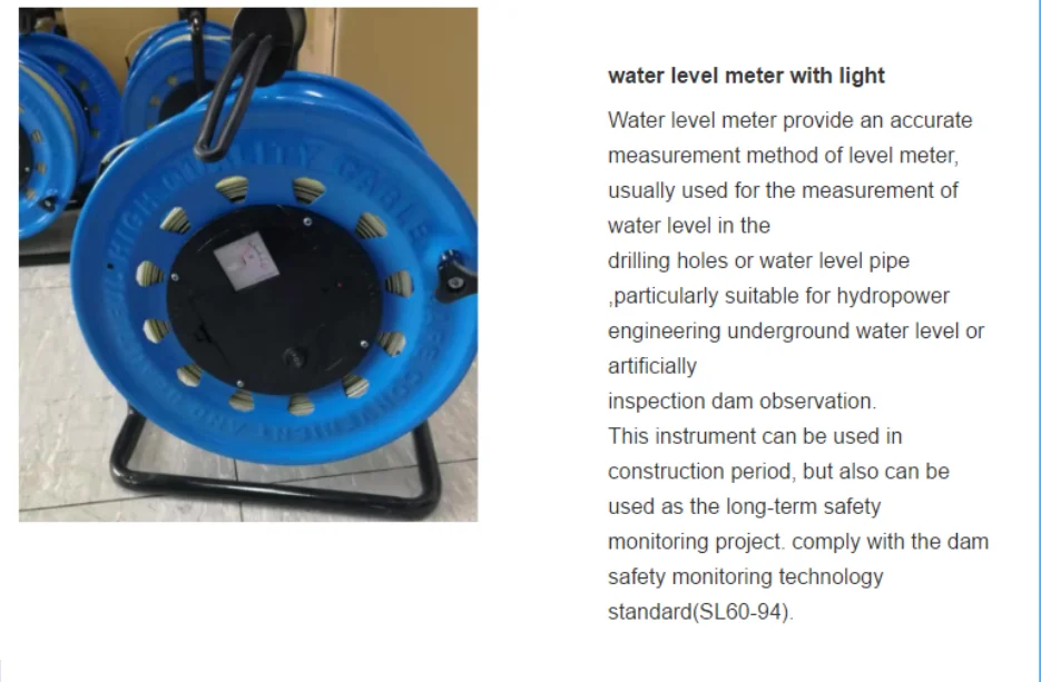 500m PIEZOMETER DIP METER - Accurate Water Level Measurement