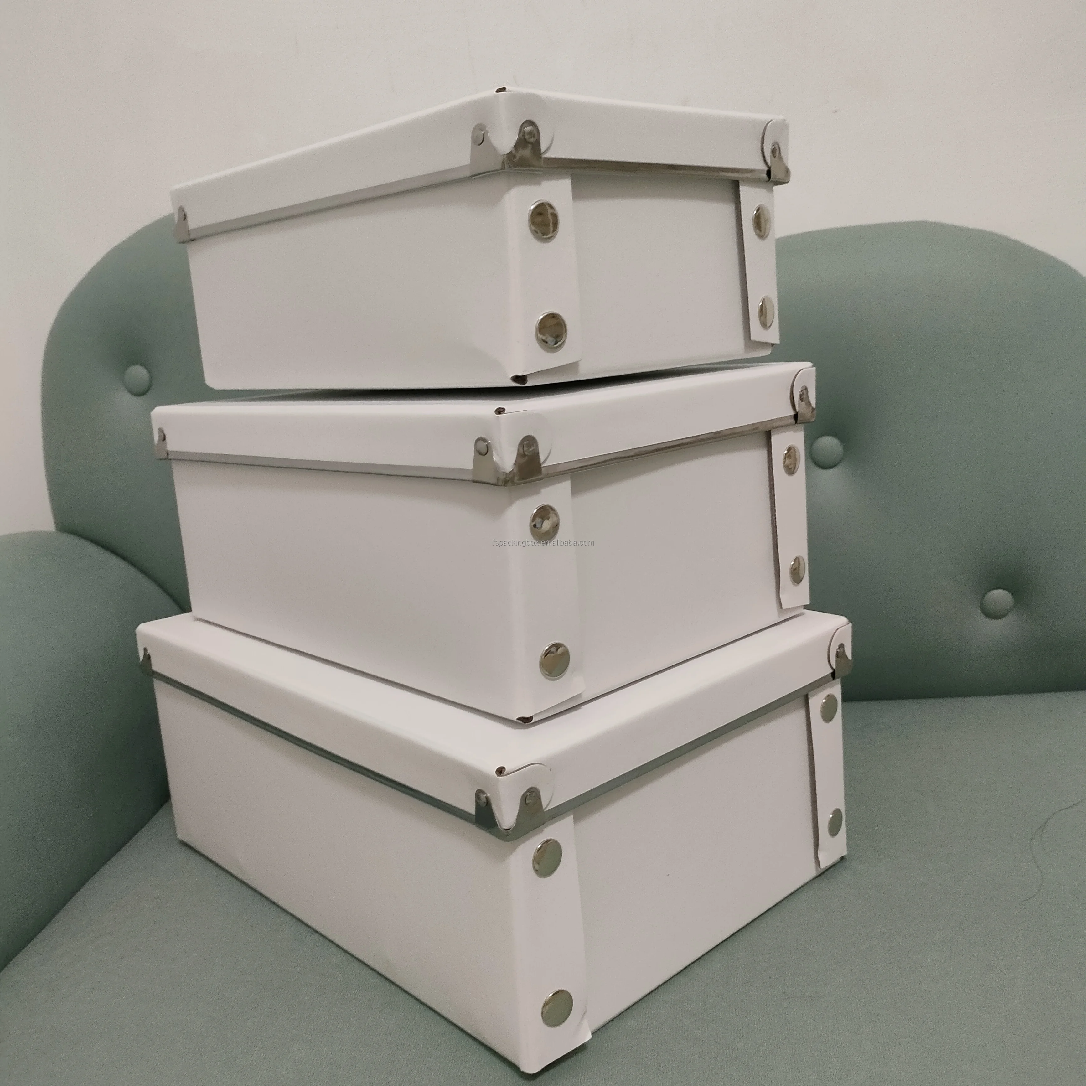 Luxury Recycled Paper Gift Box Single-side Coated Cardboard Folded ...