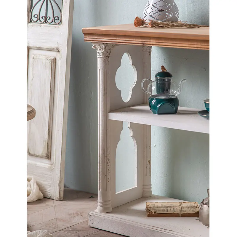 Scandinavian Entryway Sofa Corner Side Console Table Baroque Style ...