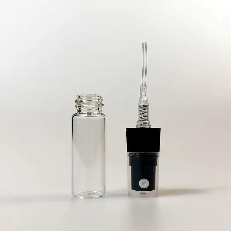 Empty 2ml Pressure Glass Perfume Spray Vials Spray Bottles Clear Mini ...