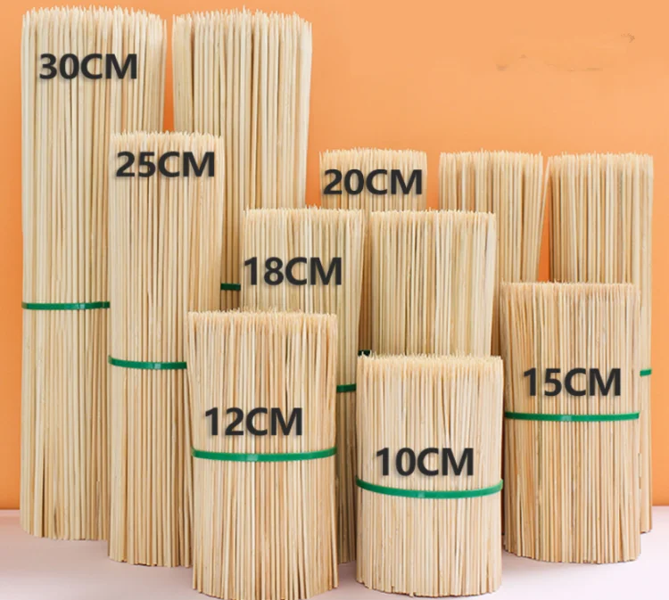 Custom Sizes Barbecue Sticks Bamboo Skewer Bbq Sticks - Buy Barbecue ...