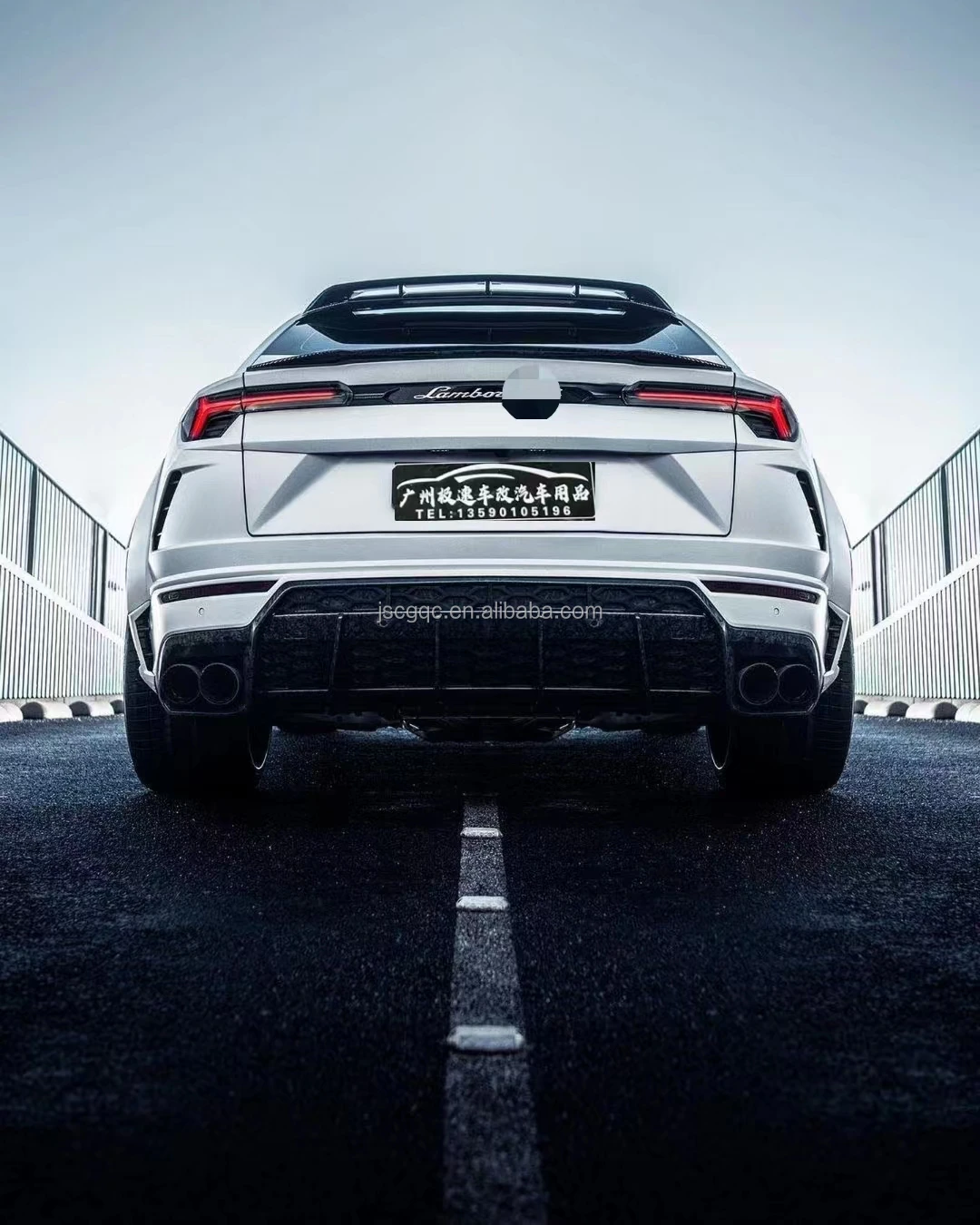 1016 Style Wide Body Kit for Lamborghini Urus Carbon Fiber Front Lip ...