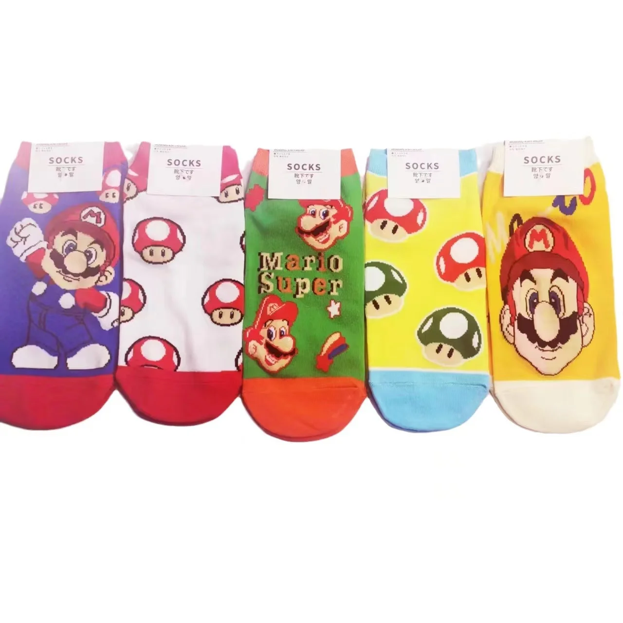 Wholesale New Design Men's Socks Short Cute Funny Cartoon Comic S M ...