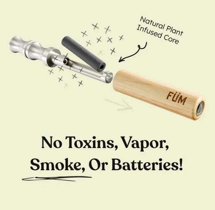 Fum Wood Aromatherapy Inhaler - Smokeless Quit Smoking Aid