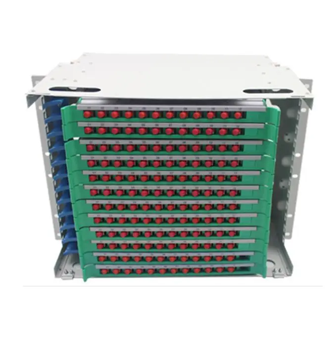 19英寸机架安装 Odf 144 核心光分配帧 Odf 144 端口光纤贴片面板 - Buy Optic Fiber Patch Panel ...