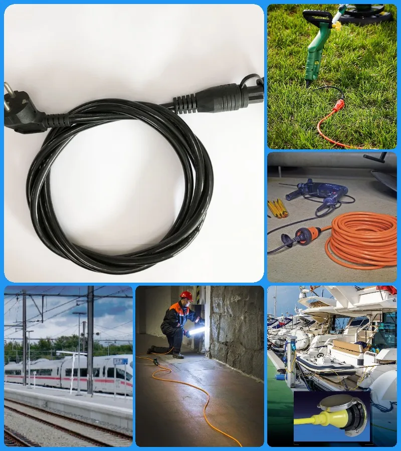 European Standard VDE Outdoor IP44 Waterproof Rubber Cable H05RR-F ...