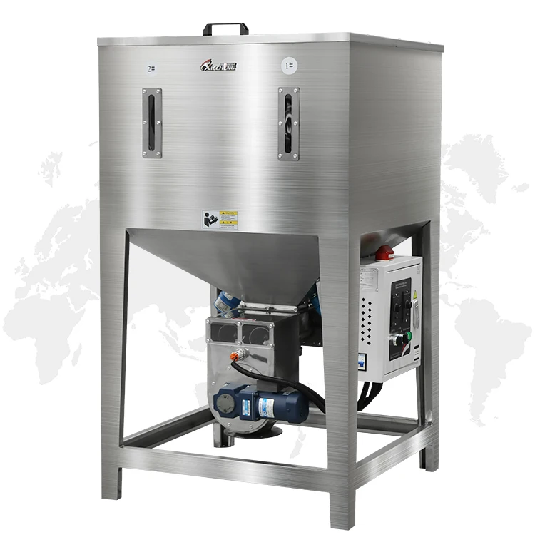 Stainless Steel Ingredients/Recycled Material Proportion Mixer Positive ...