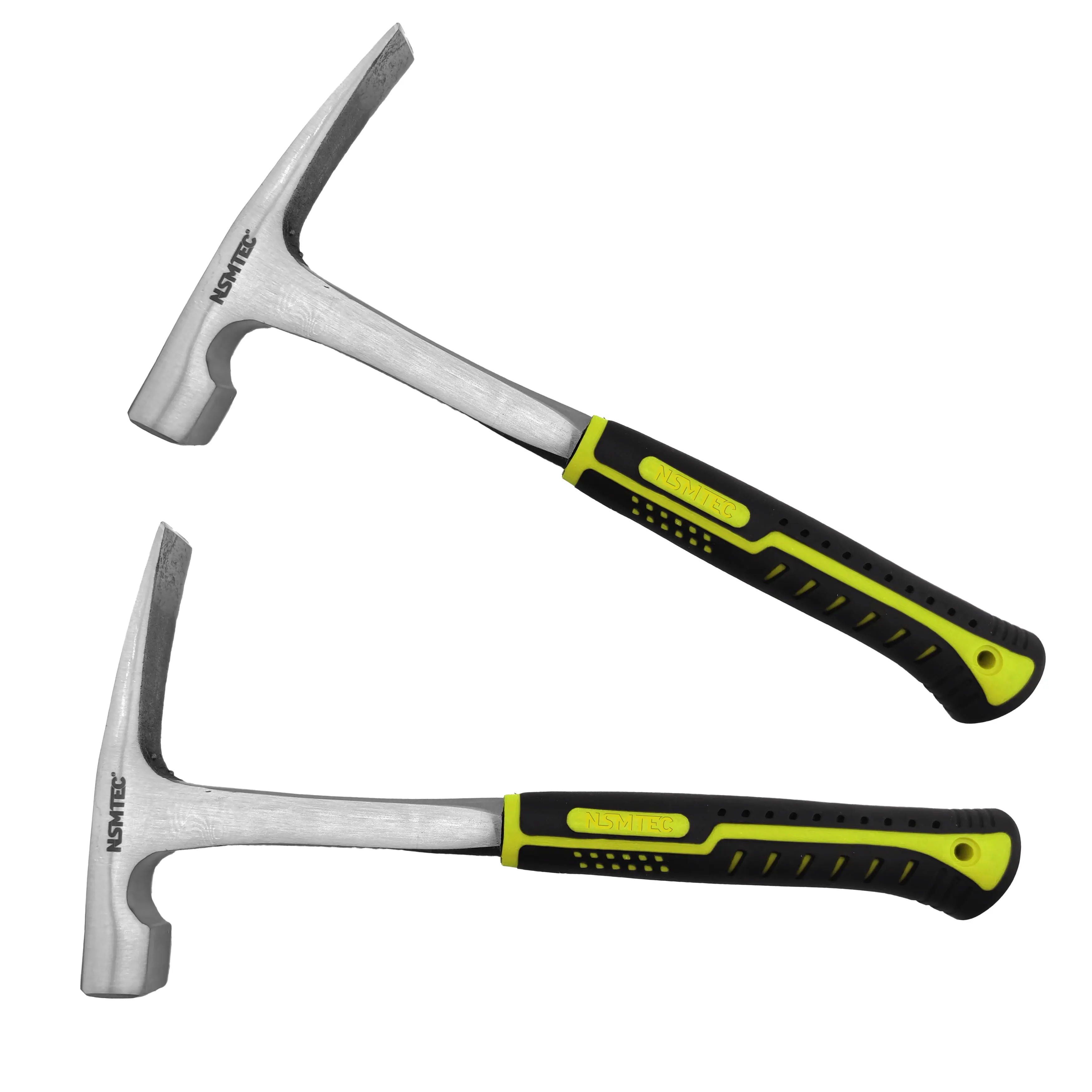 Masonry Hammer For Stone Masons Rubber Grip One-piece Forged Chipping ...