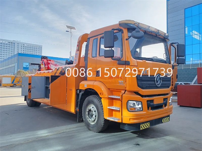 Tow Truck Wrecker With 360 Degree Rotation Crane 8 Ton Hydraulic Truck ...
