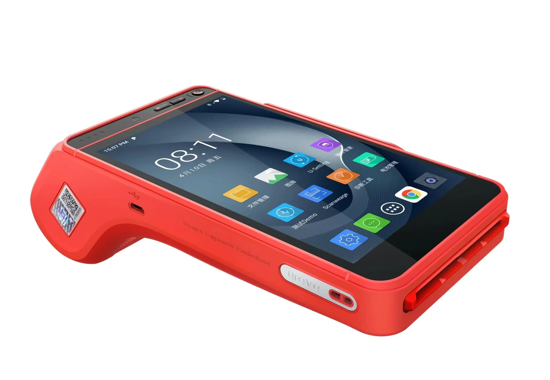 Factory Price Handheld Smart Opay Pos Machine Urovo I9100 With Bar-code Scanner & Built-in ...