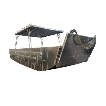 12m Aluminum Commercial Working Barge With Aluminum Inspection Hatches ...