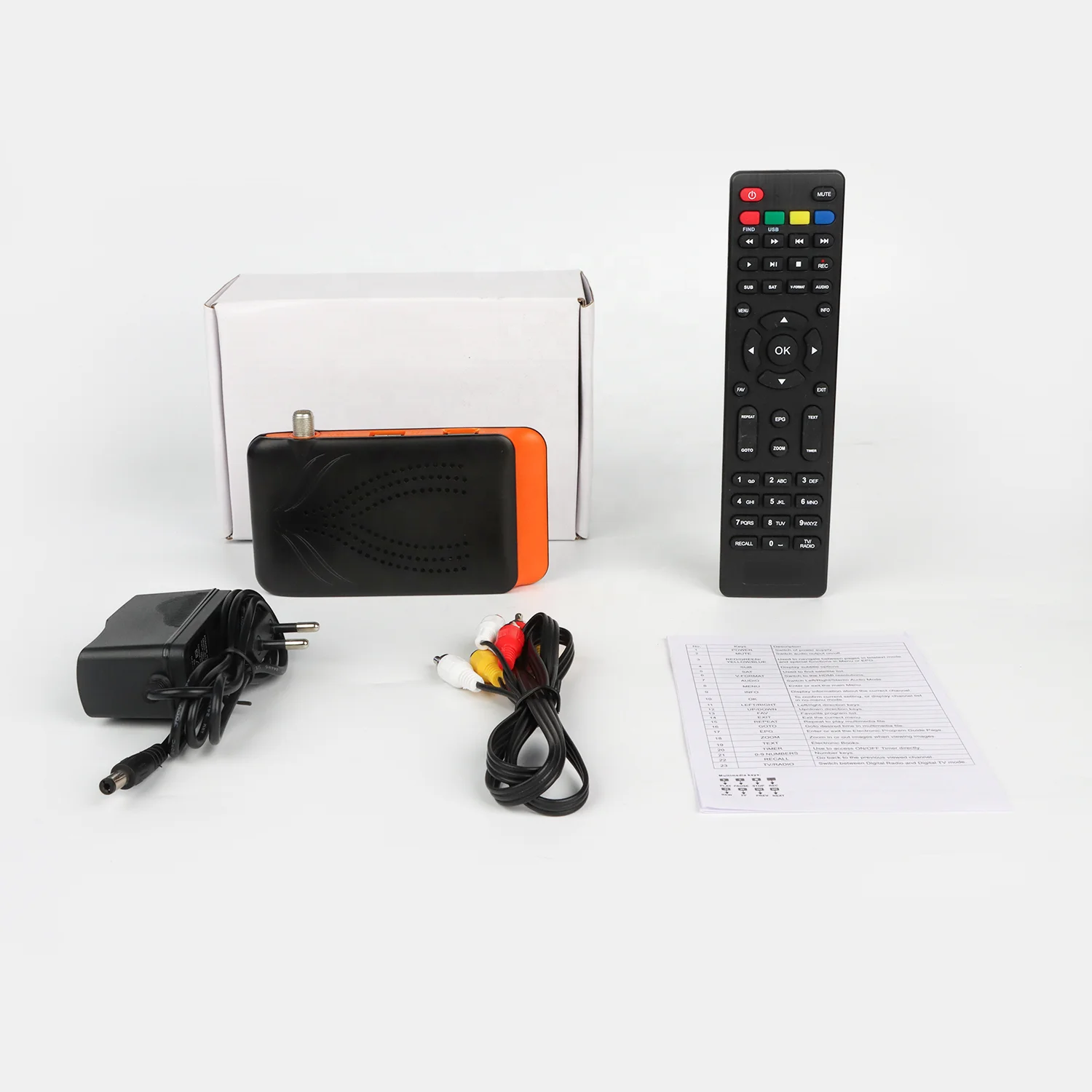 Dvb S2 Satellite Tv Receiver 1080p Full Hd Mini Dvb S2 Tv Box Fta ...