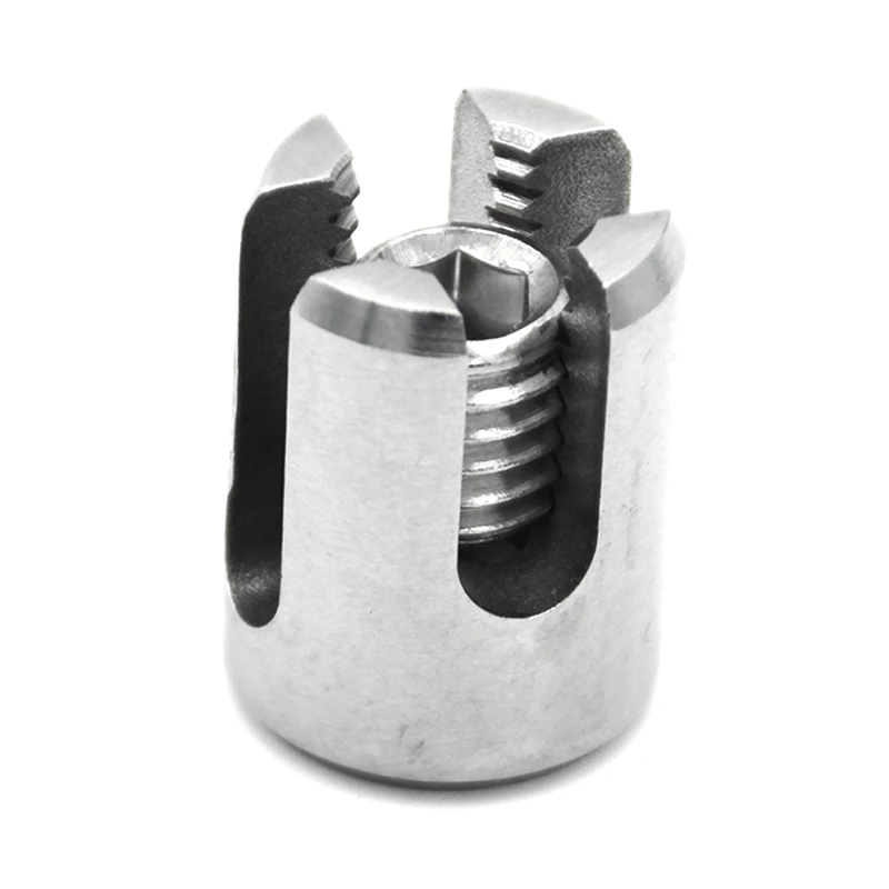 Stainless Steel 316 Wire Rope Cross Clamp L Type Cable Railing 304 ...