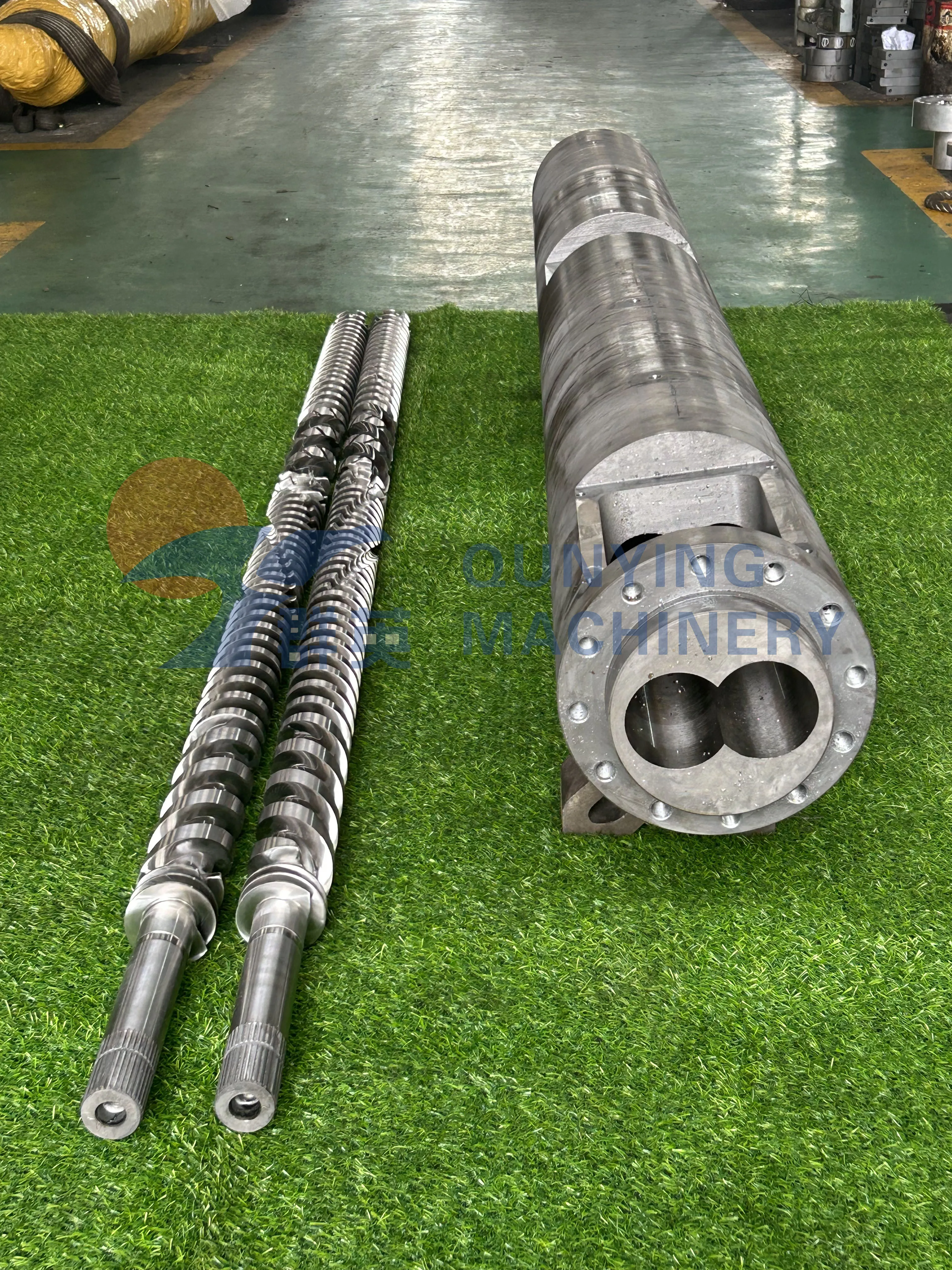 Bimetallic Parallel Twin Screw Barrel Recycling Plastic Machine ...